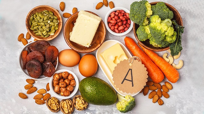 What is benefits of Vitamin A? Sources and symptoms of deficiency